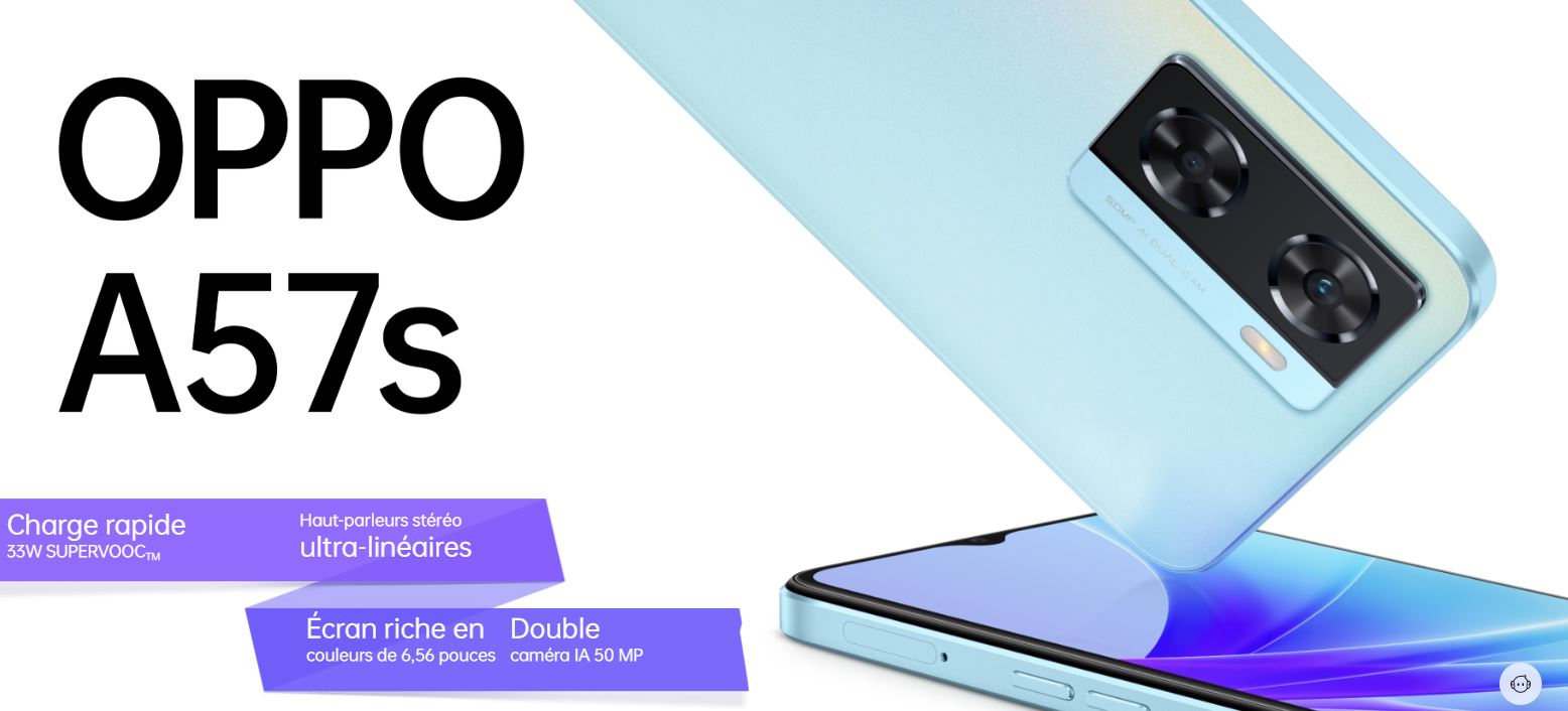 OPPO A57s disponible dès maintenant en Suisse - s2pmag