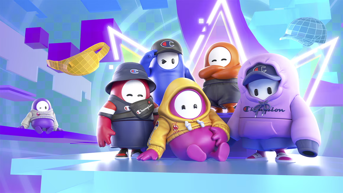 Fall Guys et Champion s'associent pour une gamme de vêtements réels et ...